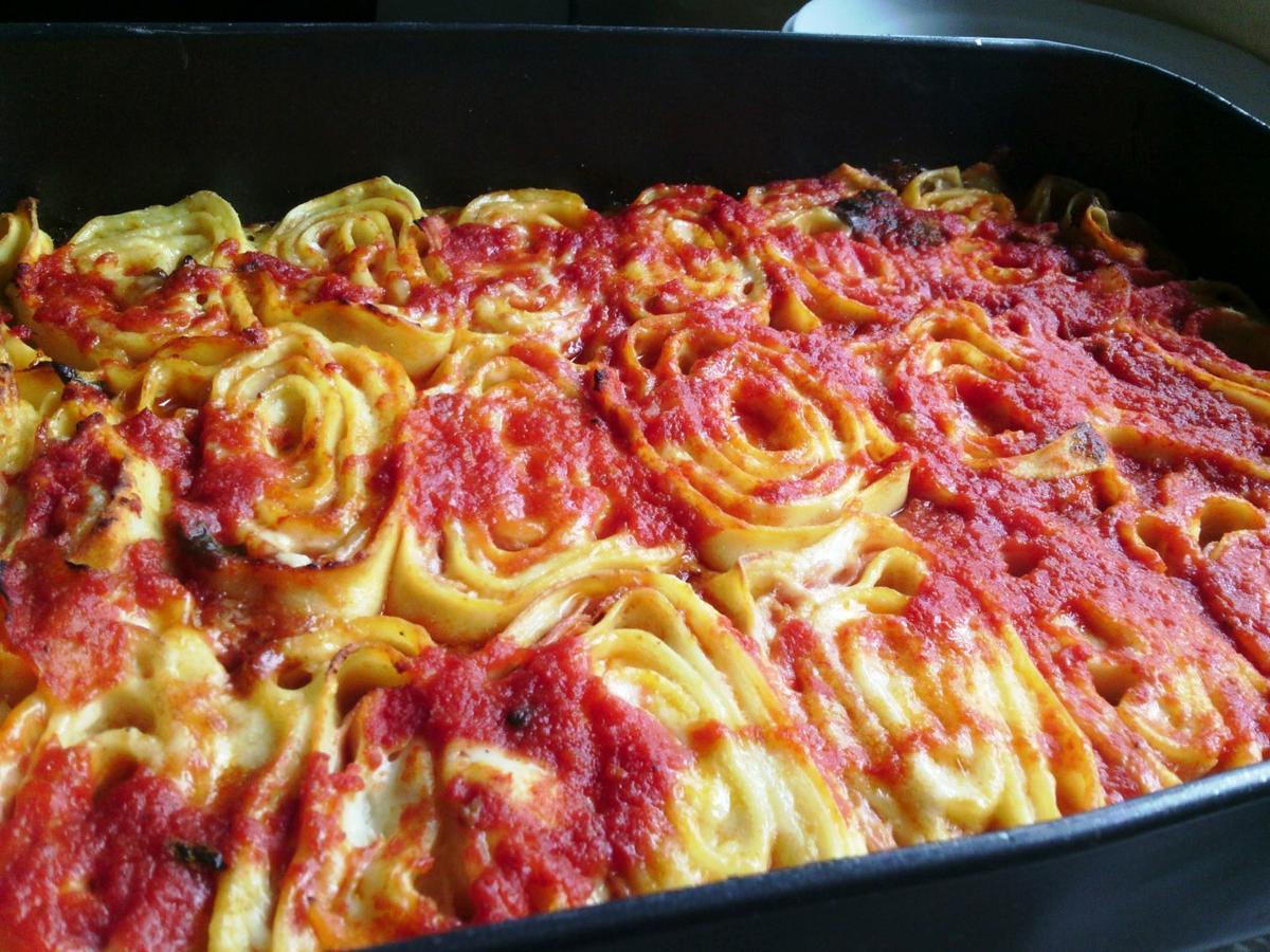 Nidos de pasta al horno | Cocina