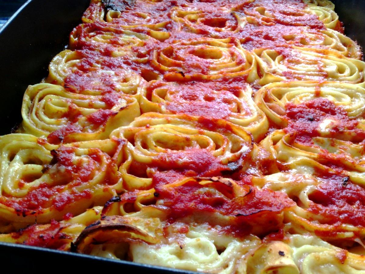 Nidos de pasta al horno | Cocina