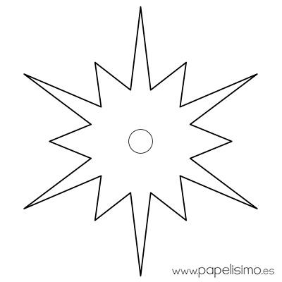 Plantillas de estrellas para imprimir | Manualidades