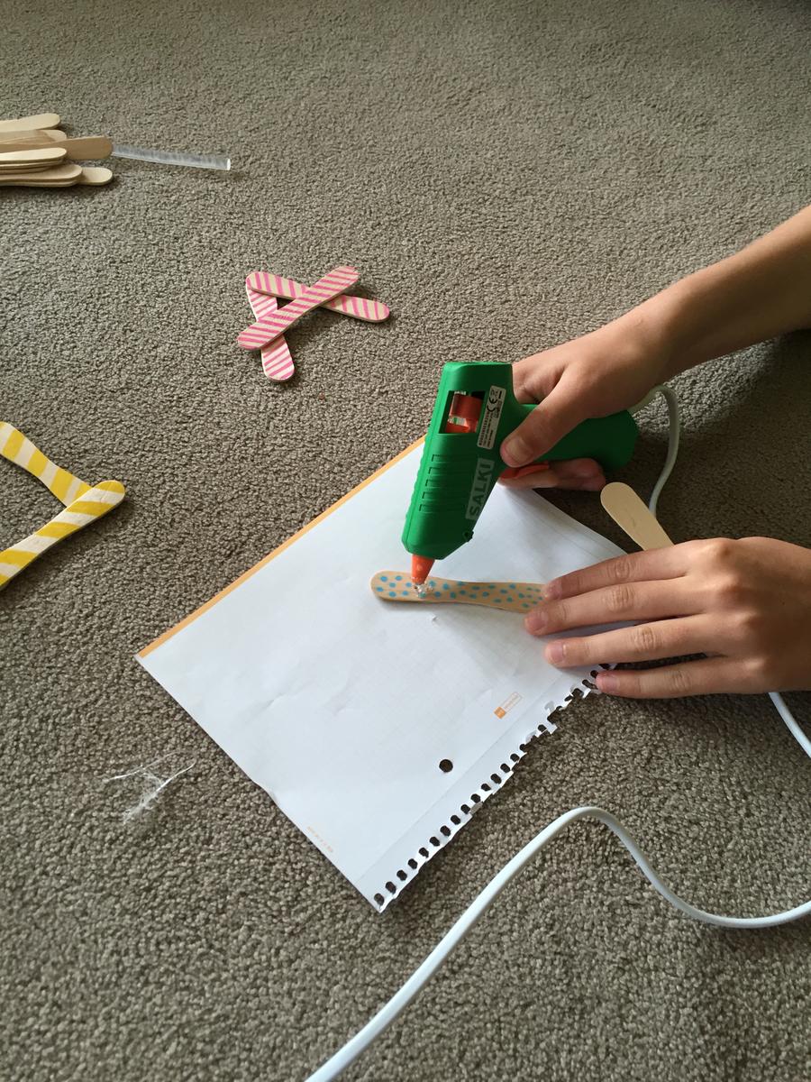 Letras con palitos de polo | Manualidades