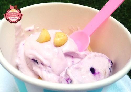 Helado de violeta y nueces de macadamia | Cocina