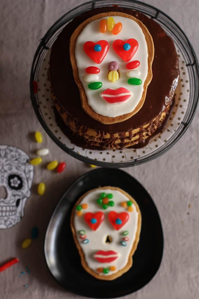 Tarta Catrina para el Halloween mexicano ( Día de Muertos) | Cocina