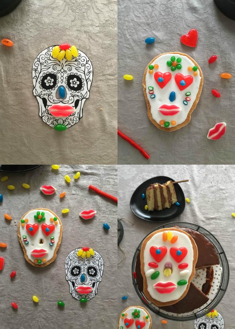 Tarta Catrina para el Halloween mexicano ( Día de Muertos) | Cocina