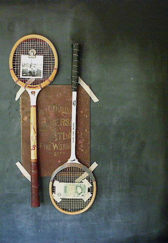 Decora con raquetas vintage | Decoración
