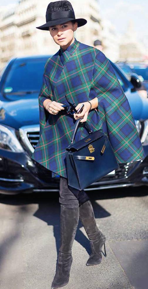 El poncho se ha convertido en una prenda fashionista y chic, 25 modelos ...