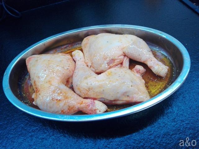 Muslos de pollo macerados al horno | Cocina