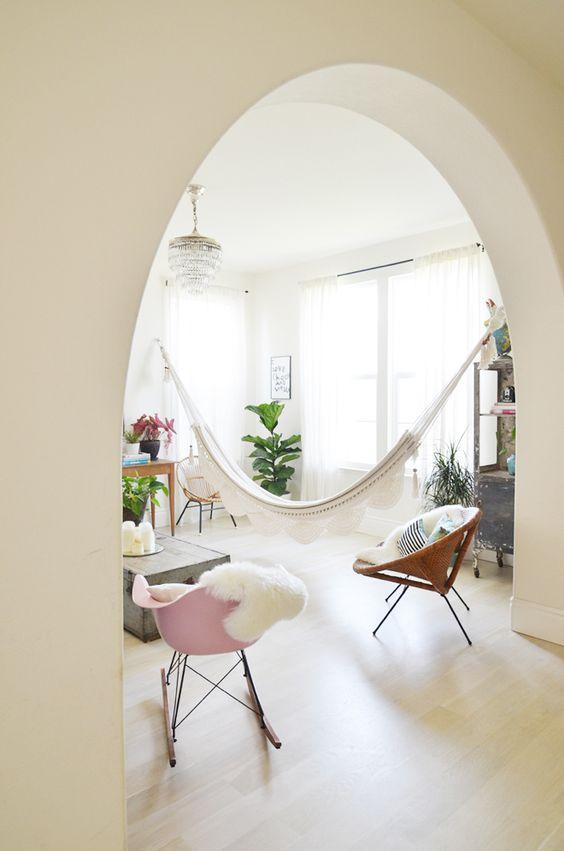 Hamacas en el interior ¿Te atreves? | Decoración
