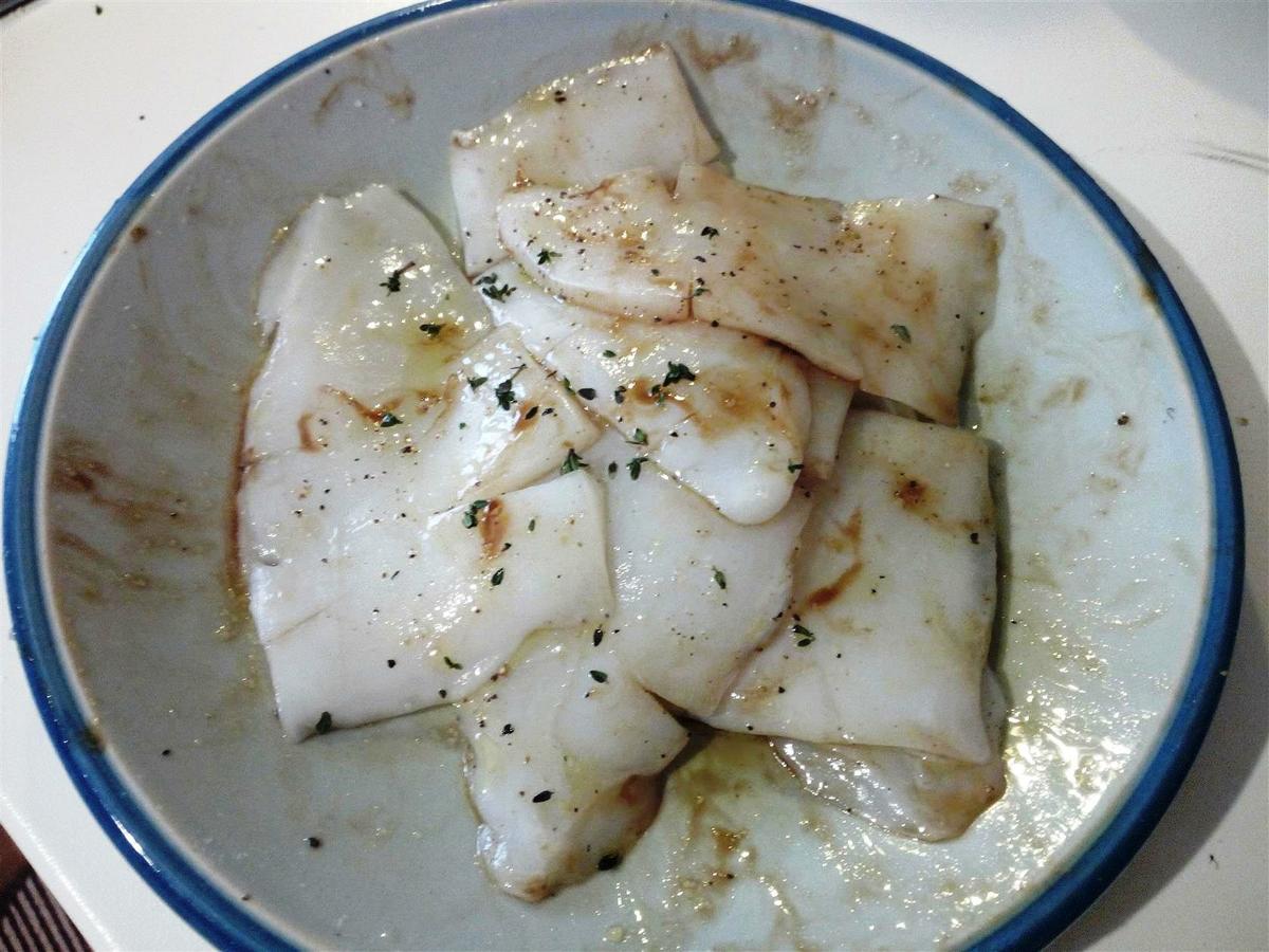 Sepia marinada a la plancha – Seppia marinata arrostita | Cocina