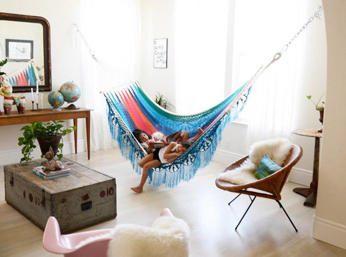 Hamacas de interior, relajarse dentro de casa es posible | Decoración