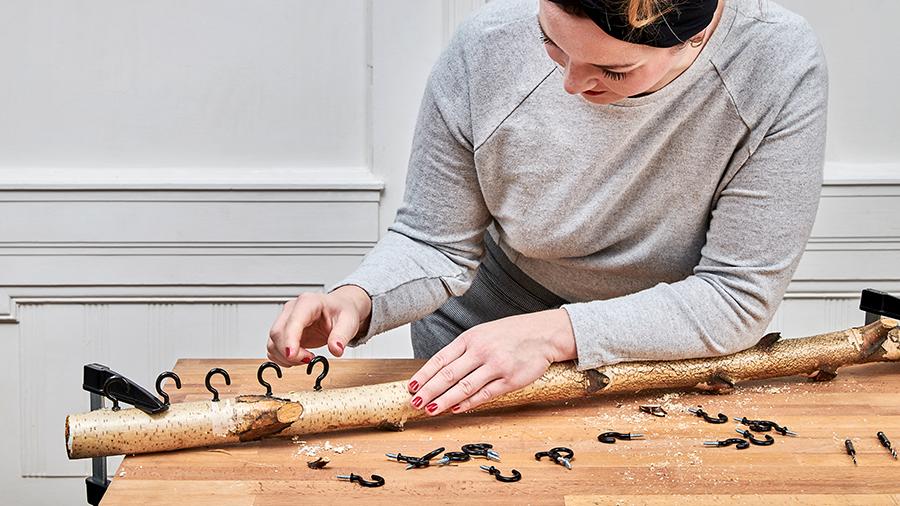 DIY: cómo hacer paso a paso un perchero de estilo boho | Decoración