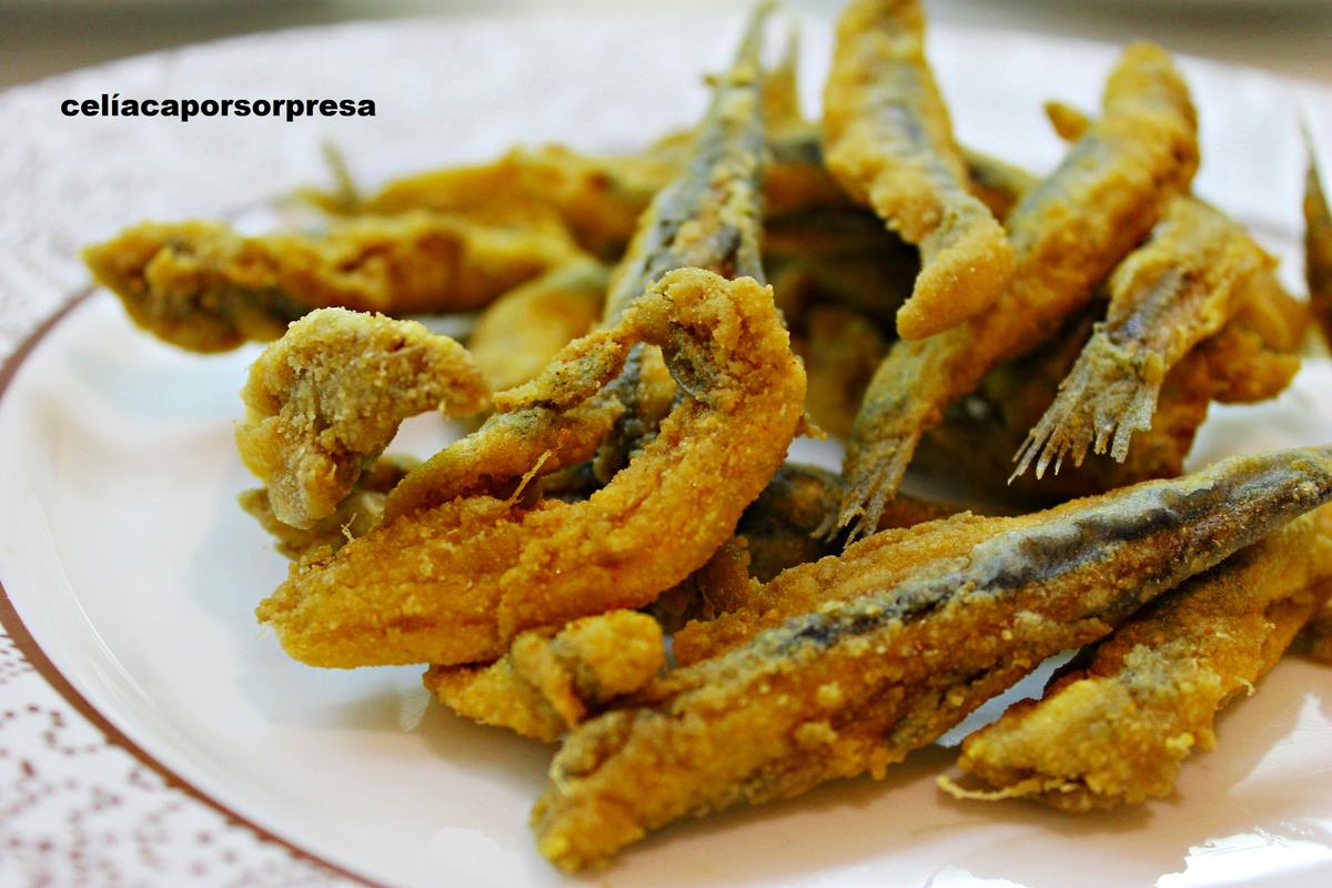 BOQUERONES FRITOS EN HARINA DE GARBANZO SIN GLUTEN | Cocina