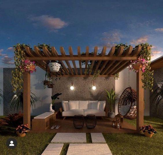 Impresionantes ideas de pérgola para dar sombra y embellecer su patio ...