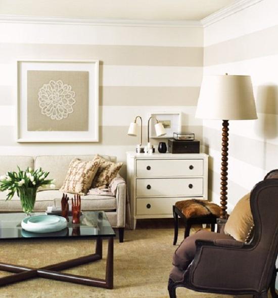 EL MILAGRO DE LAS RAYAS HORIZONTALES EN LA DECORACIÓN. | Decoración