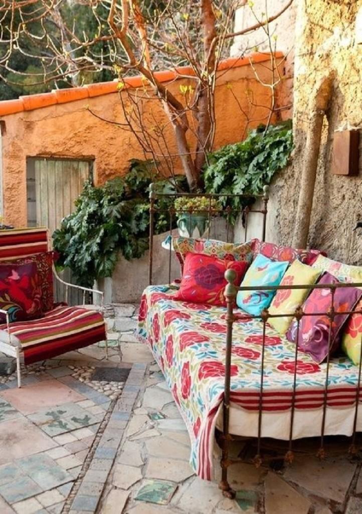 PATIOS DE ESTILO VINTAGE QUE ENAMORAN | Decoración