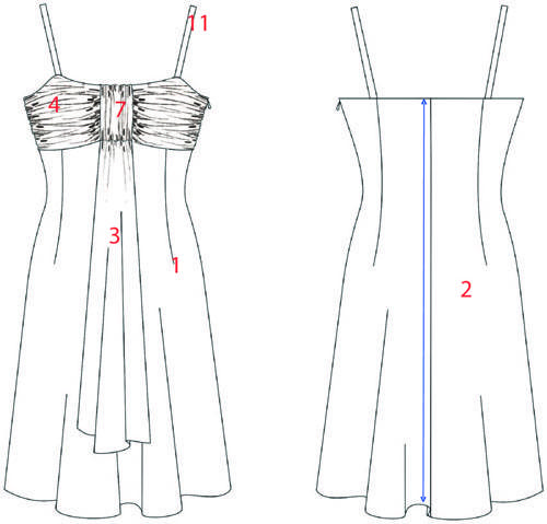 Patrón vestido de gasa: GRATIS. | Manualidades