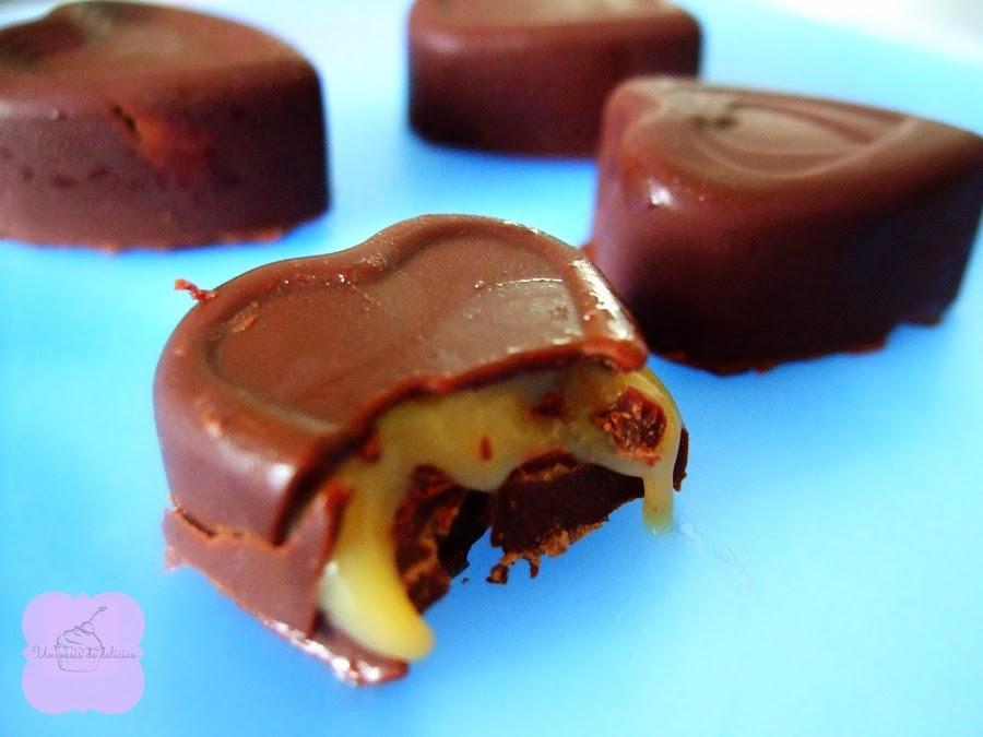 Bombones rellenos de caramelo de mantequilla salada | Cocina