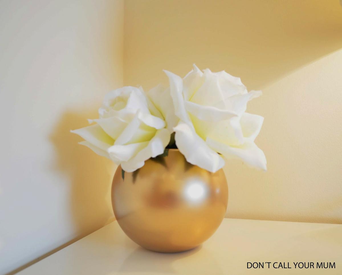 DIY Gold Vase | Decoración