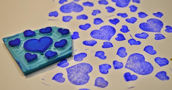 Sellos con corazón - Tutorial | Manualidades