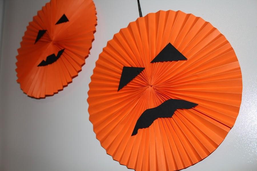 Halloween. Calabazas de papel | Manualidades