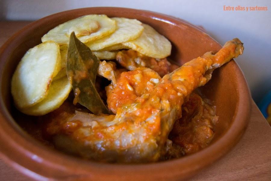Conejo con tomate frito | Cocina