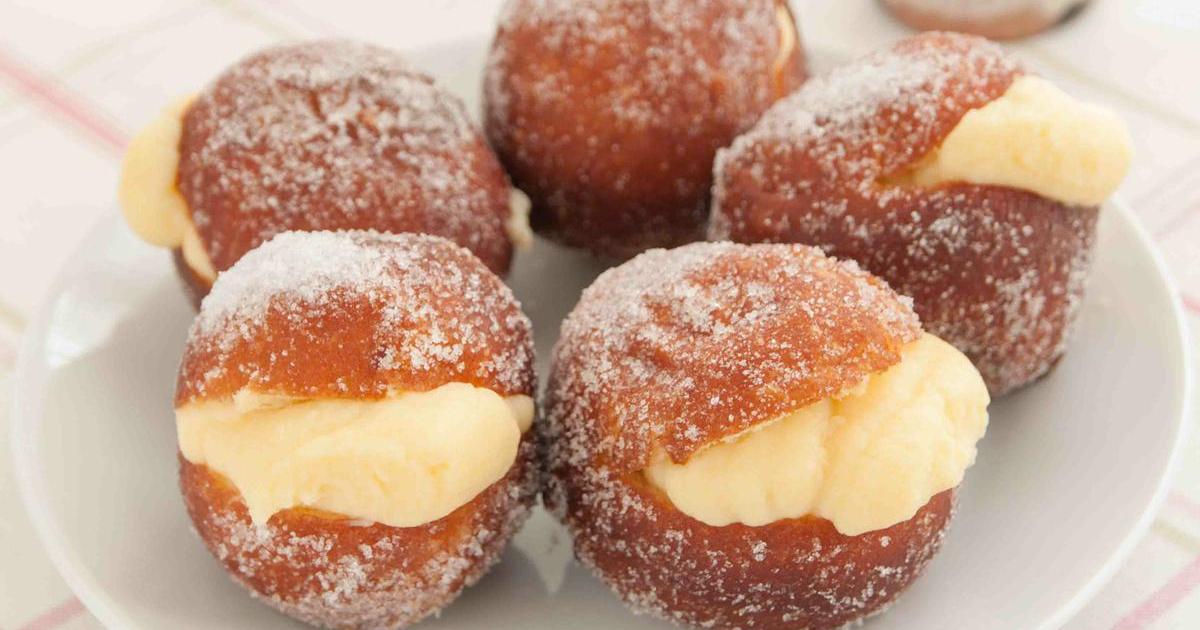 Berlinas rellenas de crema | Cocina