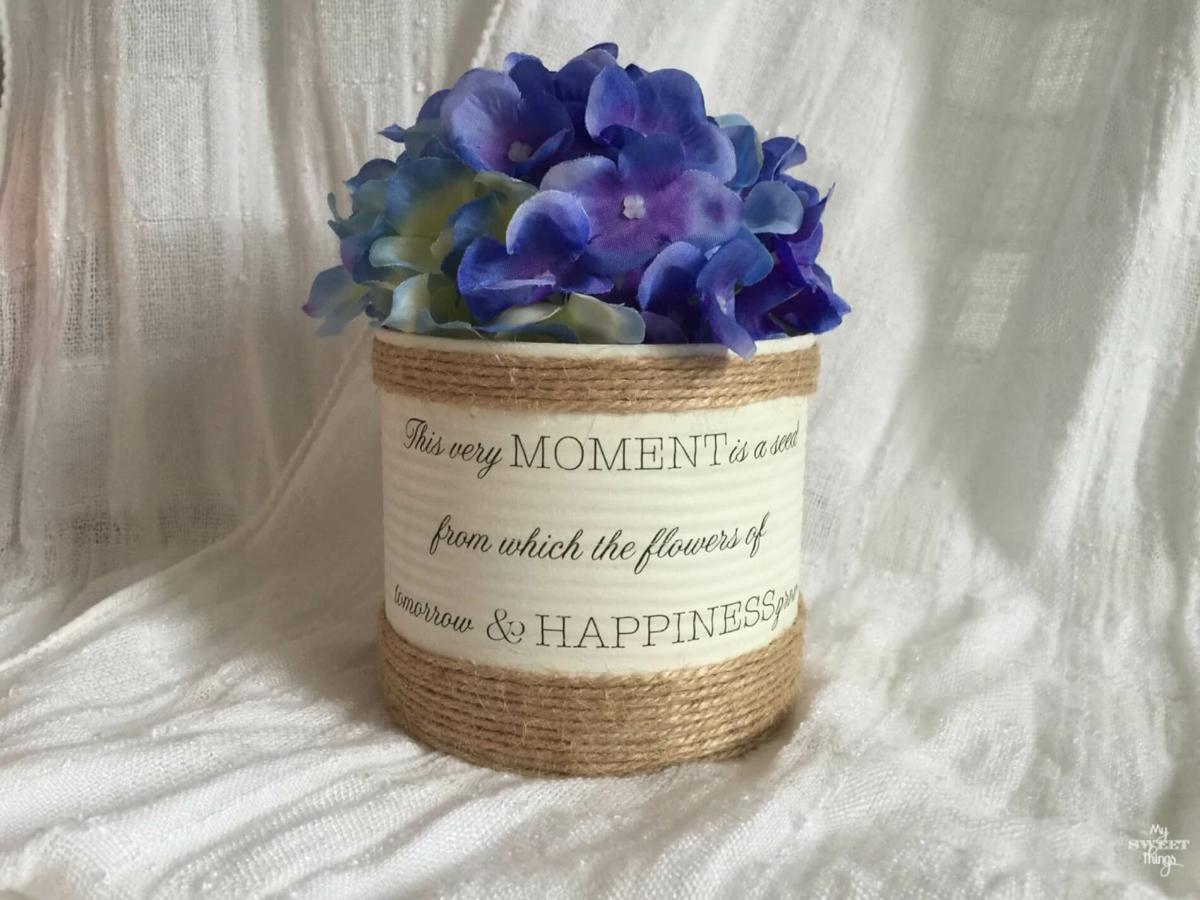 Florero rústico | Manualidades