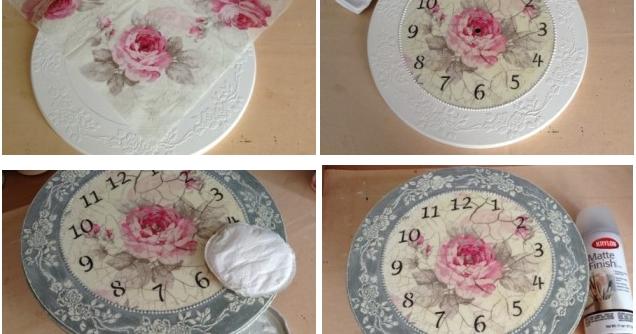 Tutorial paso a paso: un hermoso reloj vintage | Manualidades