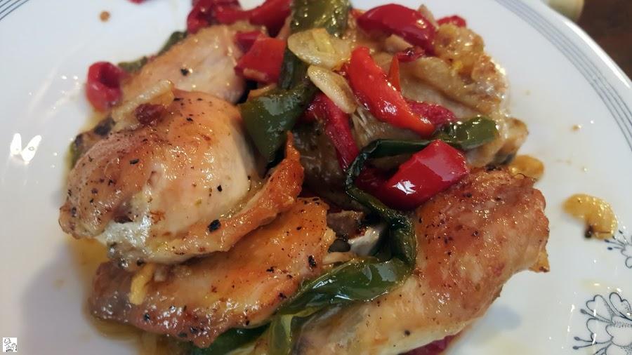 POLLO CON PIMIENTOS ASADOS | Cocina