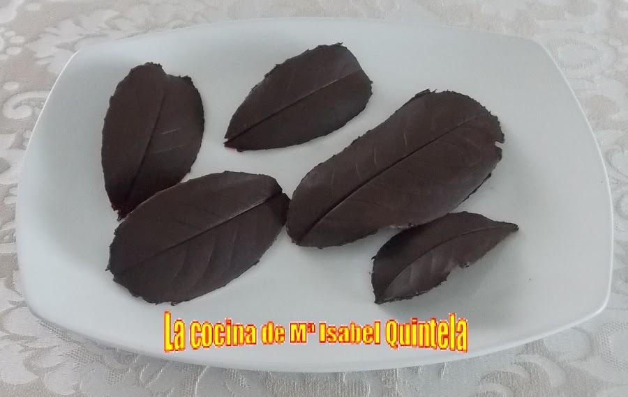 Hojas de chocolate | Cocina