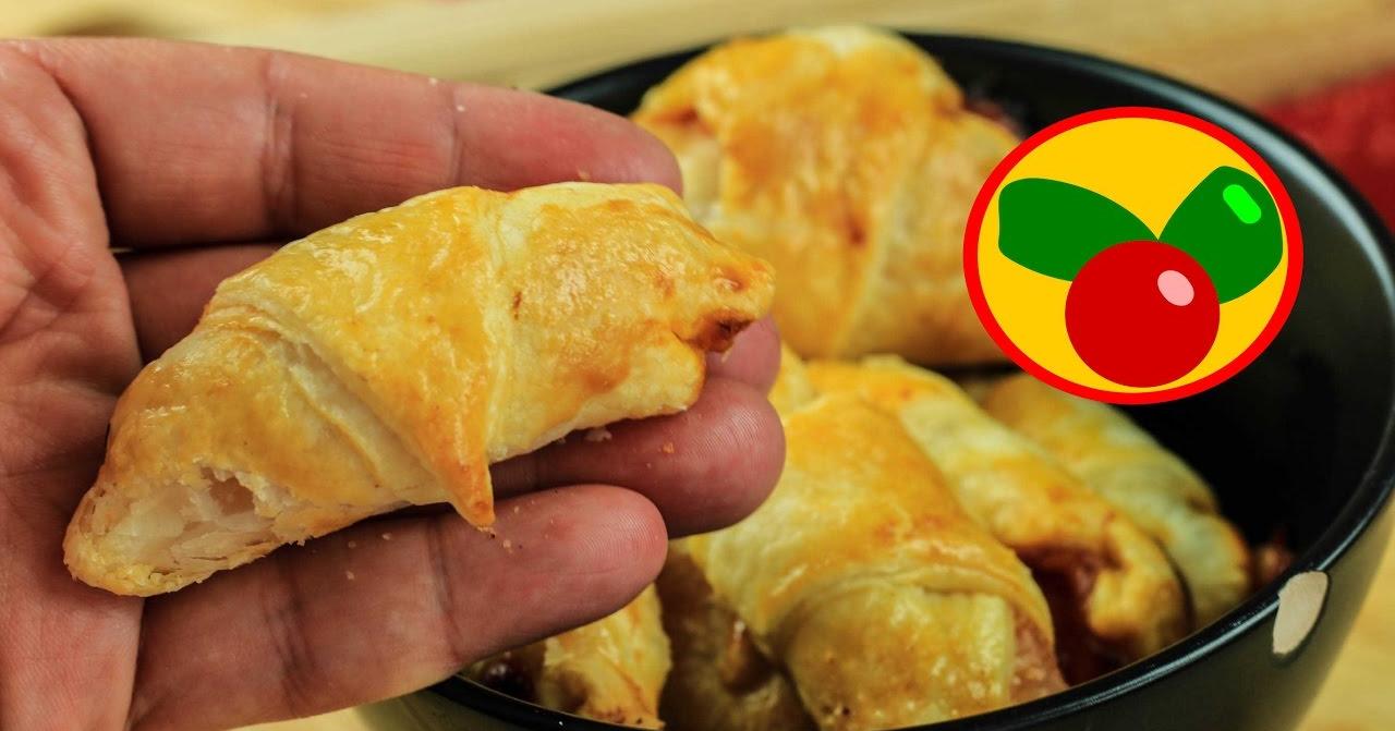 Mini pizza croissant | Cocina