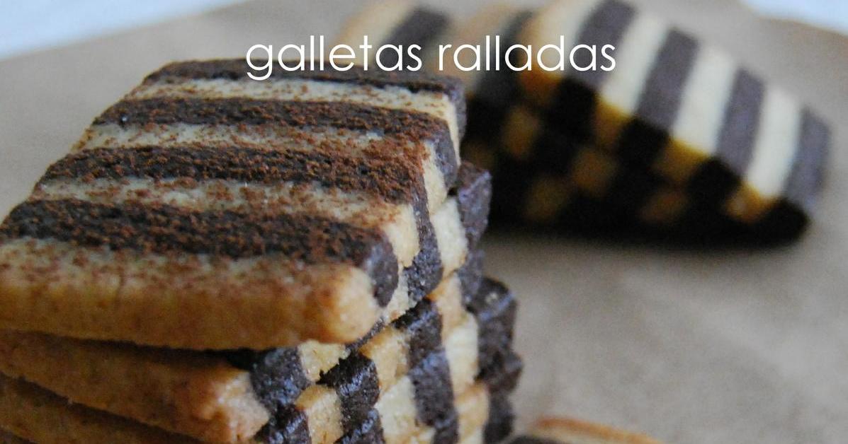 Galletas rayadas | Cocina