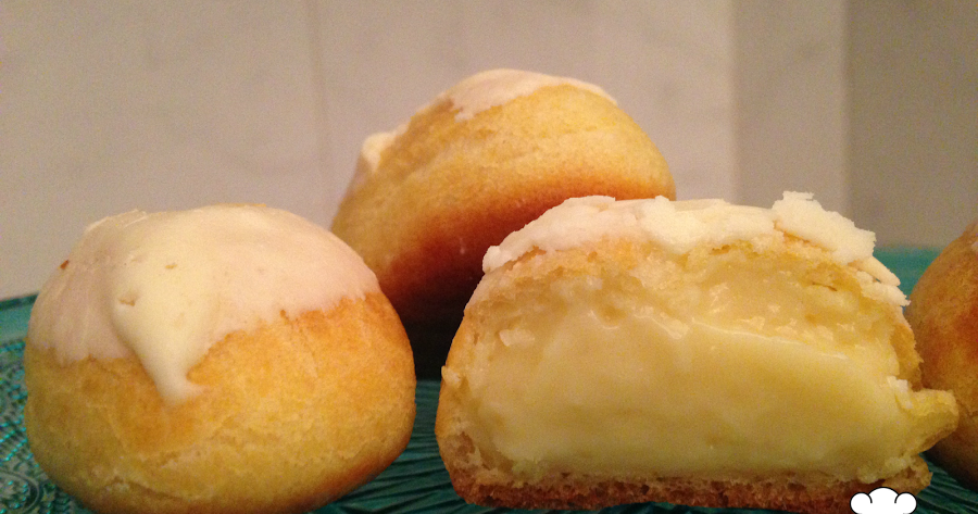 Mini petisús de crema pastelera | Cocina