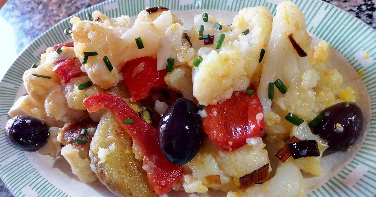 Ensalada de coliflor y patata – Ensalada de coliflor y patata con ...