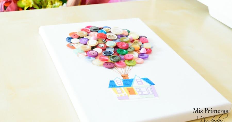 Tutorial: Cuadro de Up con botones | Manualidades