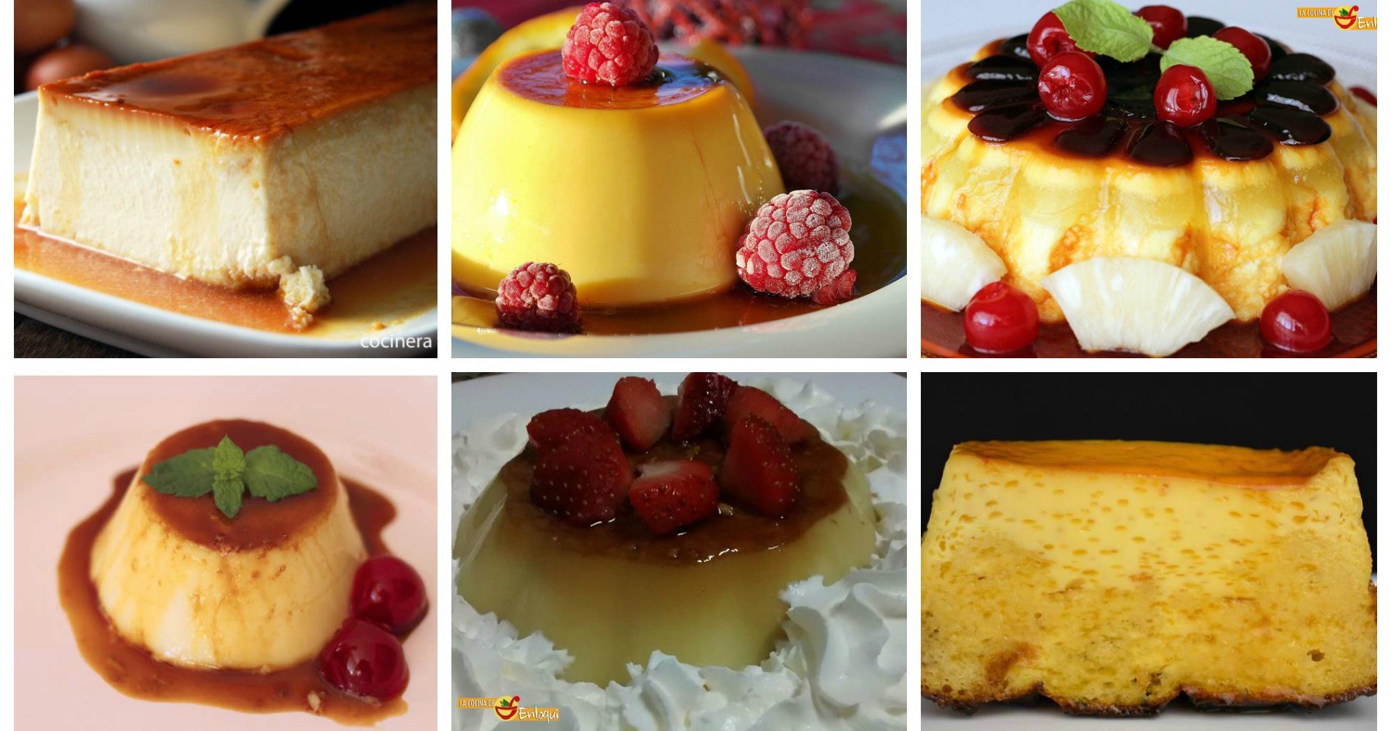 Flanes muy ricos y fáciles | Cocina