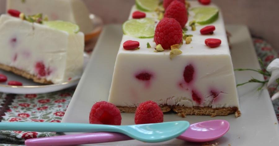 Tarta helada de lima y frambuesas | Cocina