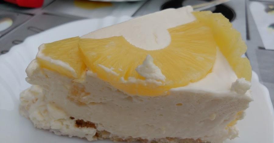 Tarta fría de piña | Cocina