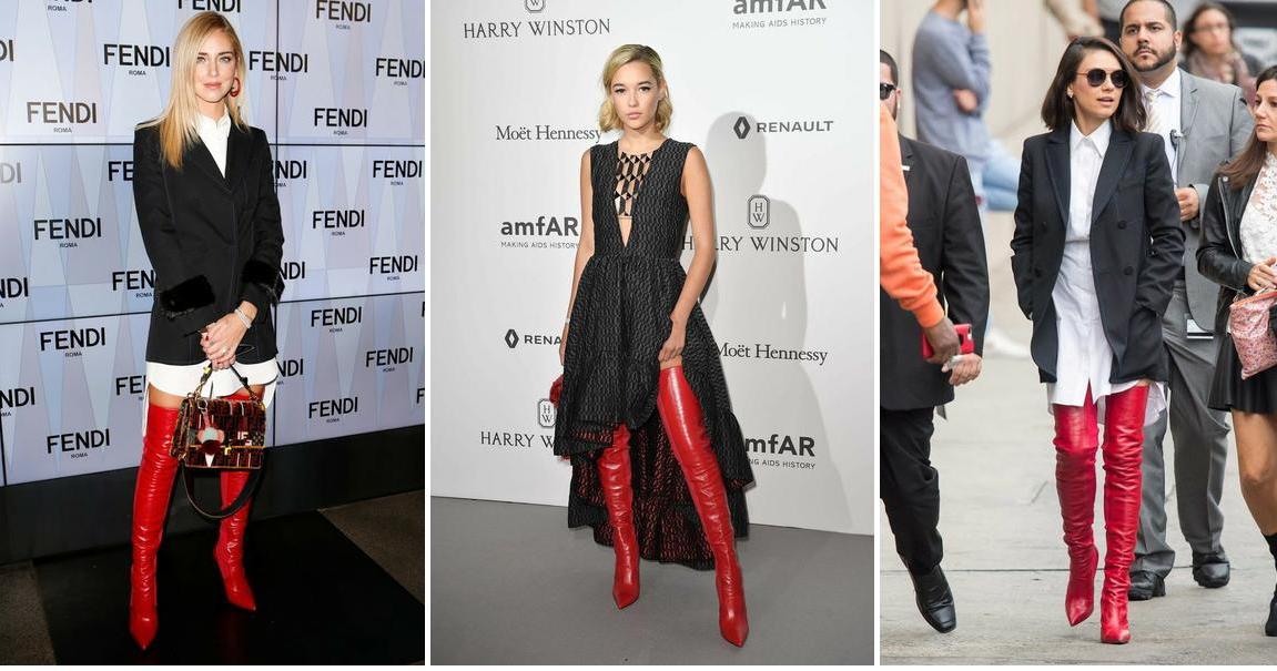 Tendencia: botas rojas XL | Belleza