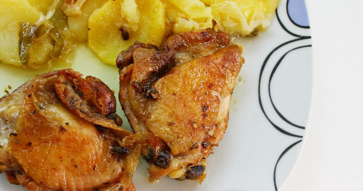 Contramuslos de pollo confitados | Cocina