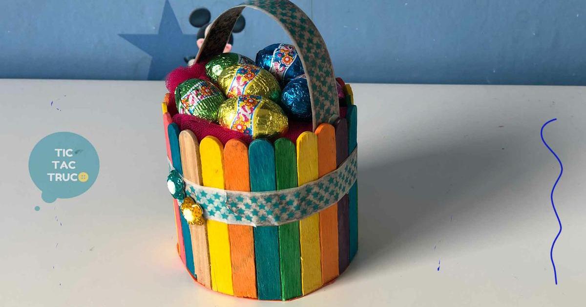 Cesta para huevos de Pascua | Manualidades