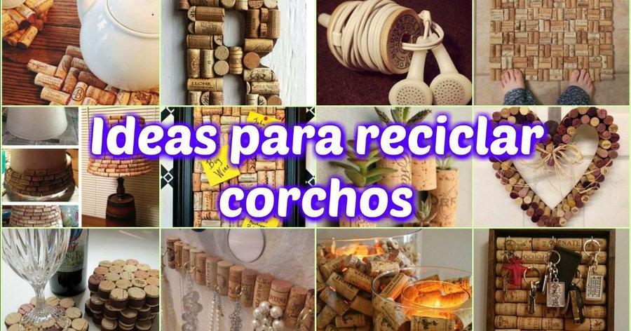 Ideas para reciclar corchos | Manualidades