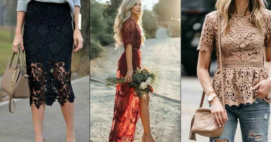 Da un toque de tendencia a tus looks con encaje | Belleza
