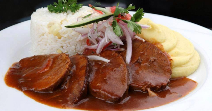 Asado con puré de papa | Cocina