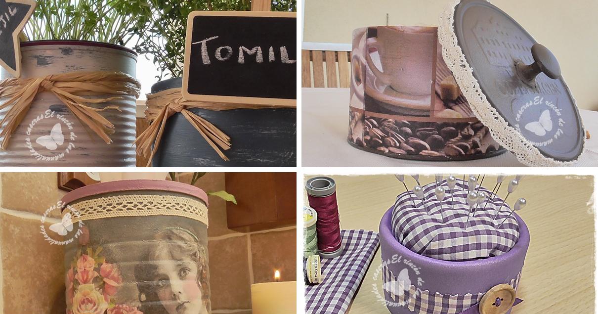 4 ideas para reciclar latas | Manualidades