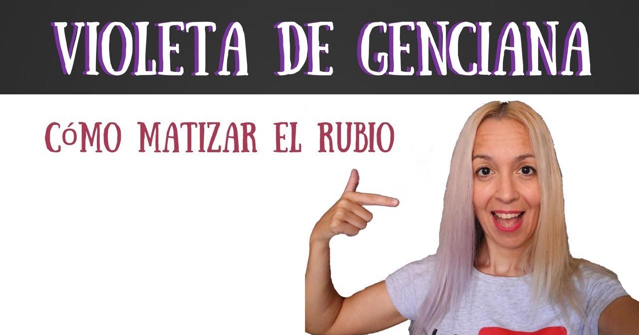 Cómo matizar el rubio con violeta de genciana | Belleza