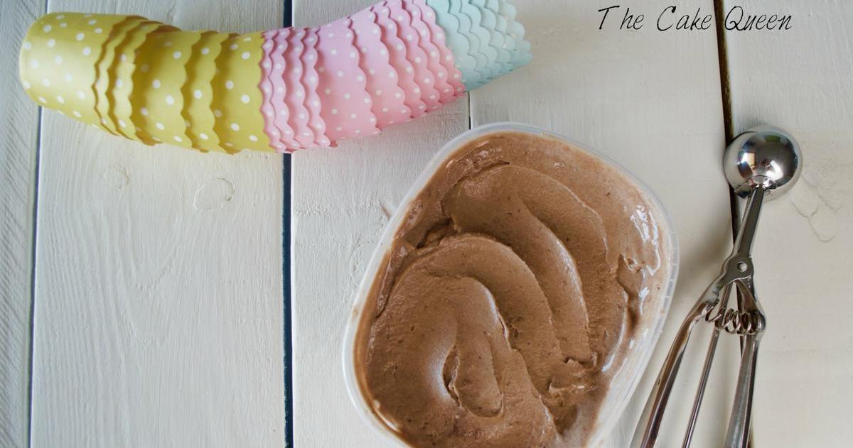 Helado fit de banana, cacao y yogur | Cocina