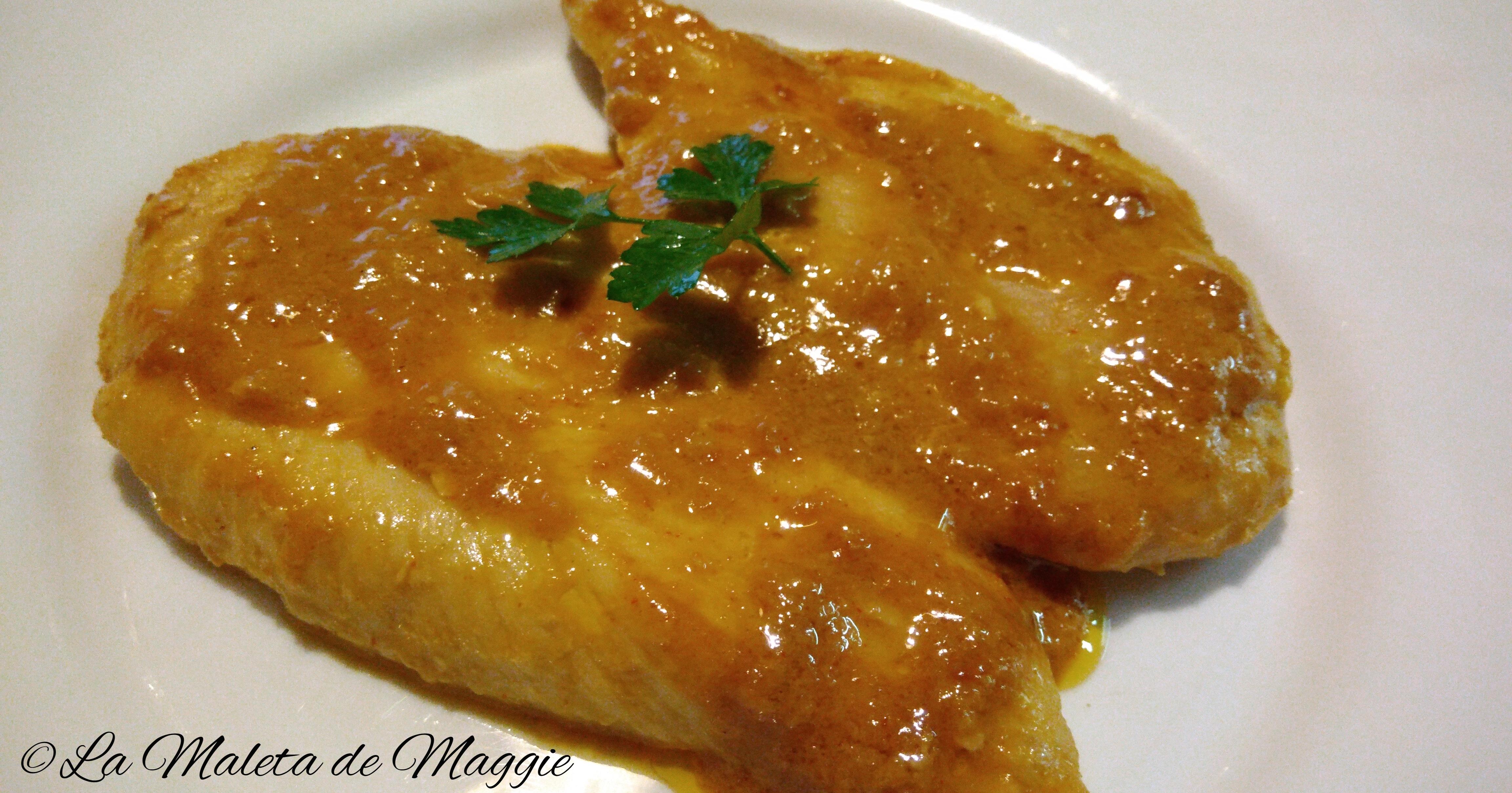 Filetes de pollo en salsa de curry | Cocina