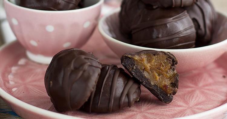 Besitos de caramelo y chocolate | Cocina