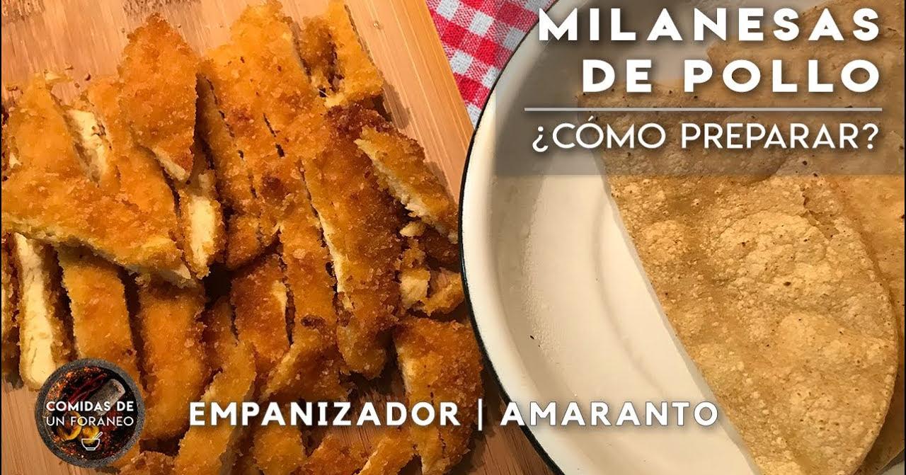 Pollo Empanizado con amaranto crujiente | Cocina