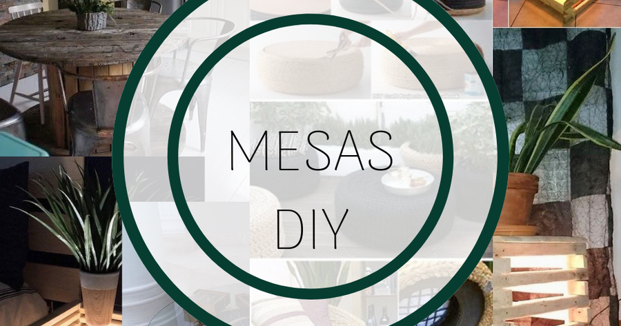 Mesas DIY con materiales sorprendentes | Bricolaje